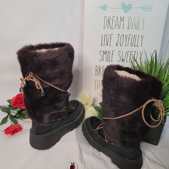 Pajar | Shoes | Pajar Fox Trot Genuine Fur Leather Boots | Poshmark